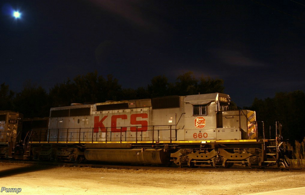 Stored KCS Locomotives in KCS Knoche Yard